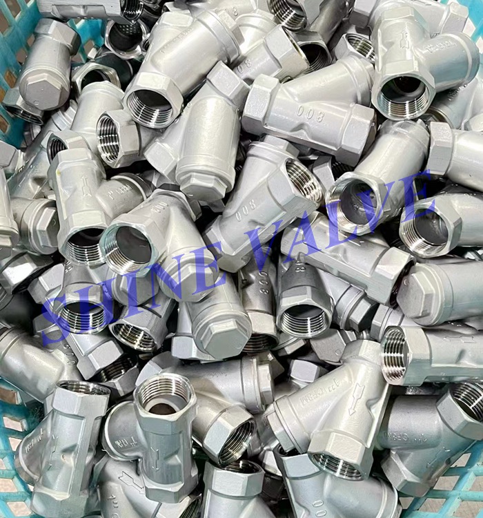 CF8 CF8M Threaded Y Strainer BSPT NPT PN16- China Y Strainer Manufacturer