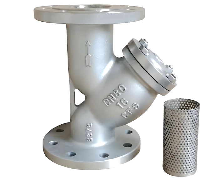 WCB CF8 CF8M Flanged Y Strainer PN16 150LB 300LB- China Y Strainer Supplier WCB CF8 CF8M Flanged Y Strainer PN16 150LB 300LB- China Y Strainer Supplier